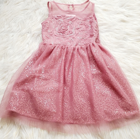 Justice | Dresses | Justice Girls Pink Sequin Dress | Poshmark